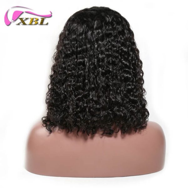 Deep Curly Hair Bob Wig Lace Front Wig Middle Part – XBL Hair