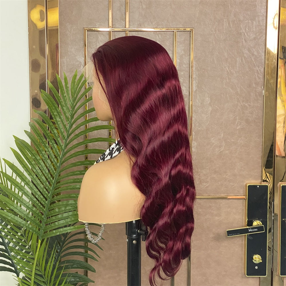 XBL Hair 99J Wig Body Wave Lace Front Wig 13x4 Hair Wig With Baby Hair