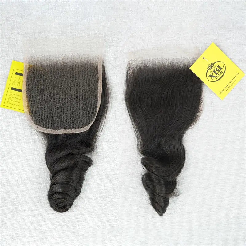 XBL Hair Miss Flawless 5x5 HD Lace Cloure Loose Wave Bleached Small Kn